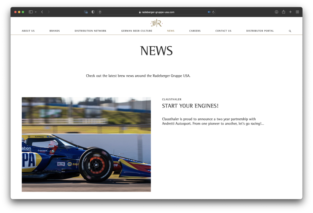 Radeberger Gruppe USA Web – Velvet Nation